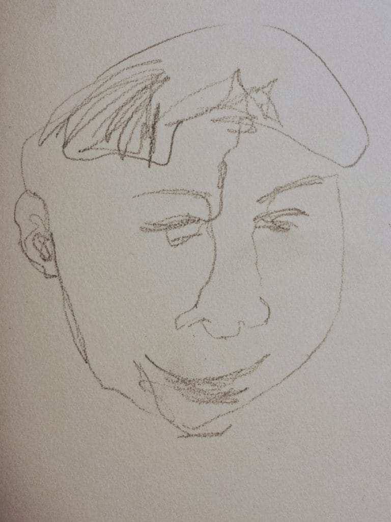 Drawing exercises - blind contour drawing | Making It Up